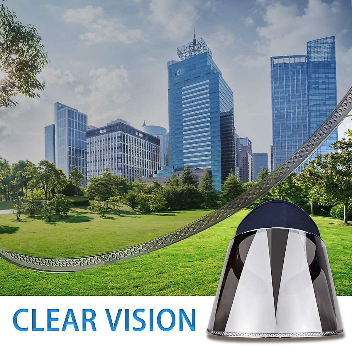 WAYCOM Sun Cap, Sun Visor Hat - UV Protection Hat -Premium UPF 50+ Hat for Hiking, Golf, Tennis, Outdoors