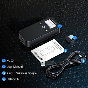 symcode Bluetooth Barcode Scanner with Display Screen Battery Level Time Display Works,Wireless 2D QR Bar Code Reader Scanner for Warehouse Supermarket Library