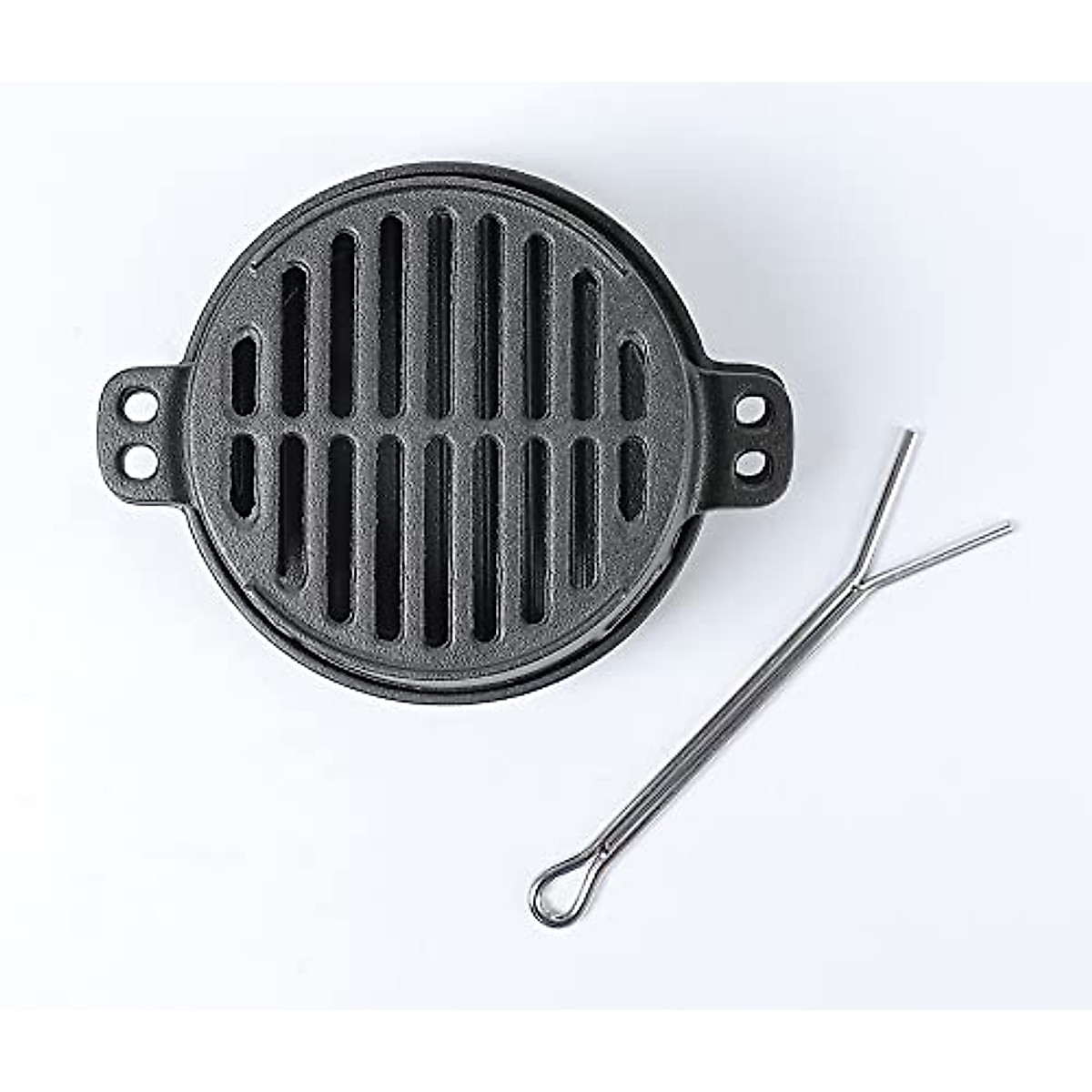 HAWOK Pre-seasoned Hibachi Grill, Charcoal Grill for Outdoor Camping BBQ Cooking……