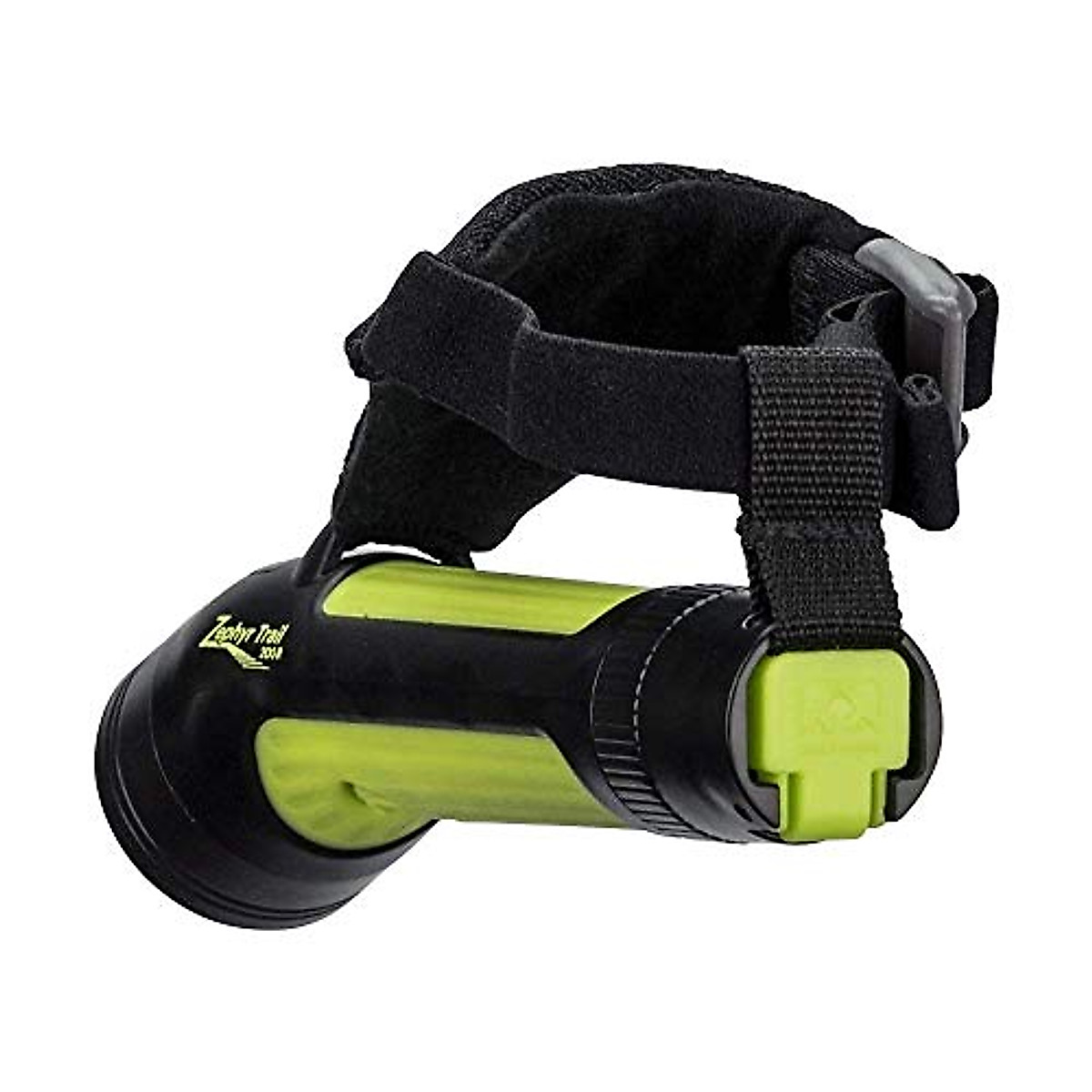 Nathan Zephyr Running Flashlight. Adjustable Hand-Held LED Light with Safety Whistle. For Runners, Walkers, Cyclist, Kids, Security. Handheld Dual Front and Back Light to See and Be-Seen.