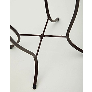 Evergreen Garden Faux Mosaic Table, Sunflower