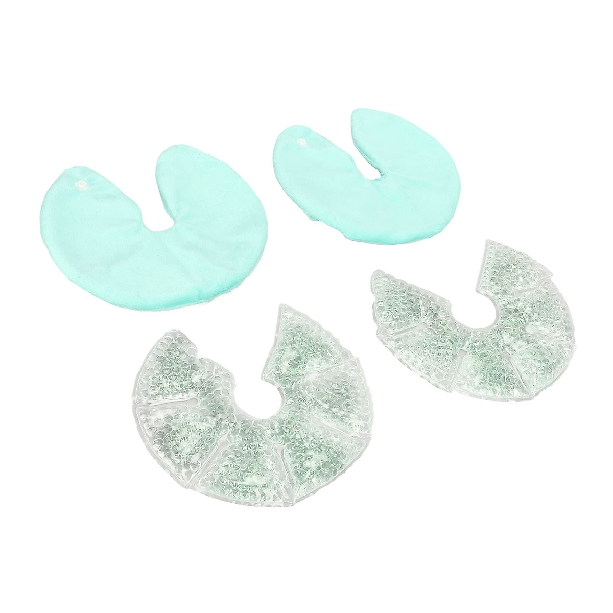 Breast Nursing Gel Pads, Soft Reusable Breast Freezing Pads 1 Pair Relieve Redness for Breastfeeding for Engorgement