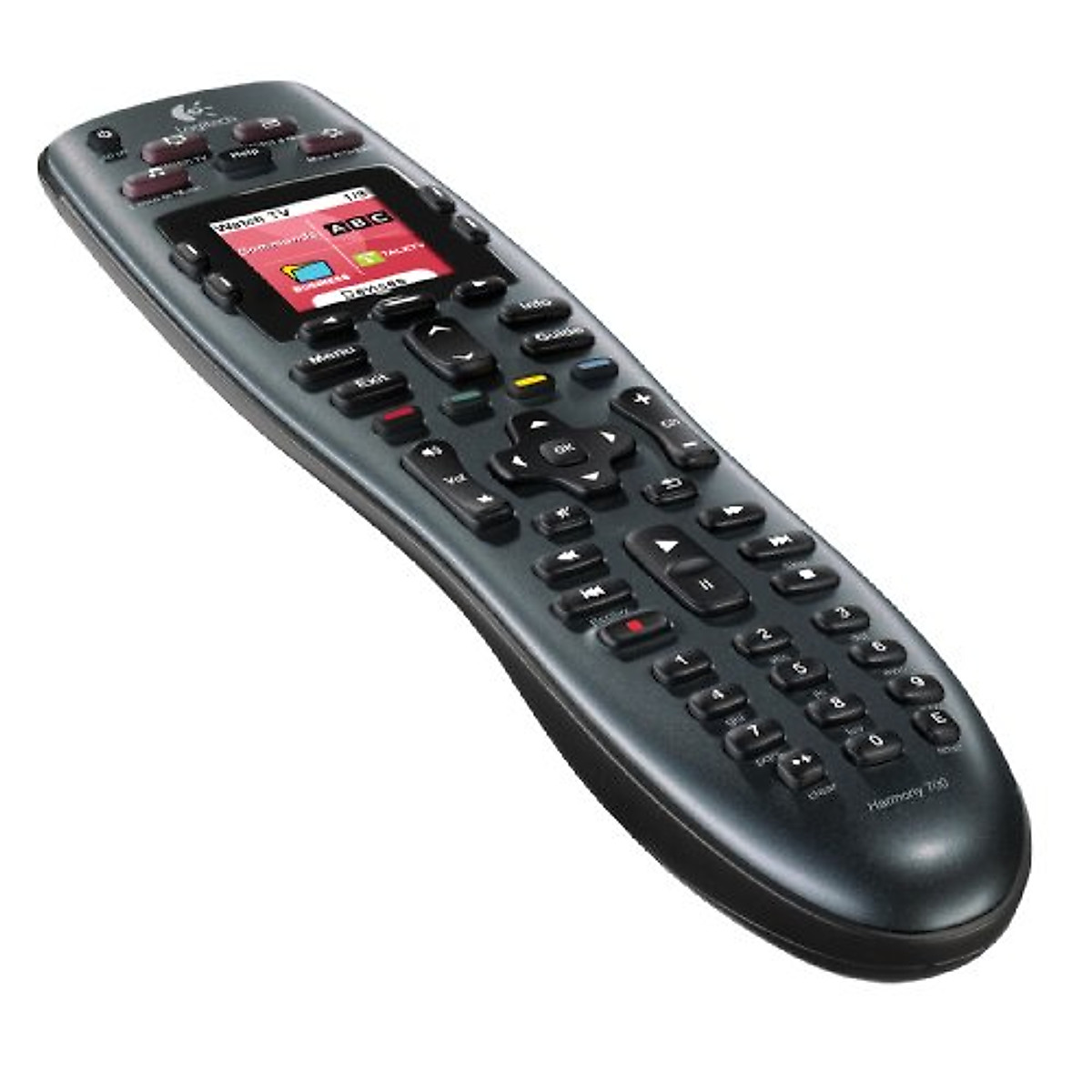 Logitech Harmony 700 Rechargeable Remote with Color Screen (Black)