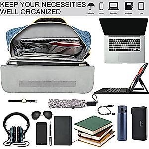 Convertible Laptop Backpack Shoulder Bag 15.6 Inch for Lenovo ThinkPad X1 Extreme, Dell XPS 15, ZenBook 15