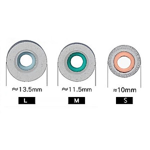 BLLQ Memory Foam Ear Tip Eartips Compatible with Sony WF 1000XM5 1000XM4 Earbuds, Foam Tips Replacement for Sony Earbuds Fit in Charge Case, Foam LMS 3 Pairs, xm4f3s Silver