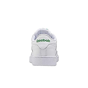 Reebok Men's Club C 85 Fashion Sneaker, white/green, 11 M US