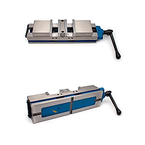 LeTkingok Q93 Series 4-inch Double-station Vice Nodular Cast Iron Precision Machine Vise for CNC Milling Machine CNC Center