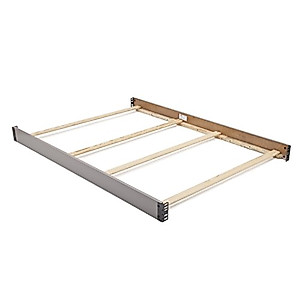 CC KITS Full-Size Conversion Kit Bed Rails for Serta Aberdeen, Adelaide, Ashland, Banbury, Barrett, Bethpage, Fairmont, Fall River, Fernwood & Mid-Century Modern Lifestyle 4-in-1 Cribs (Grey)