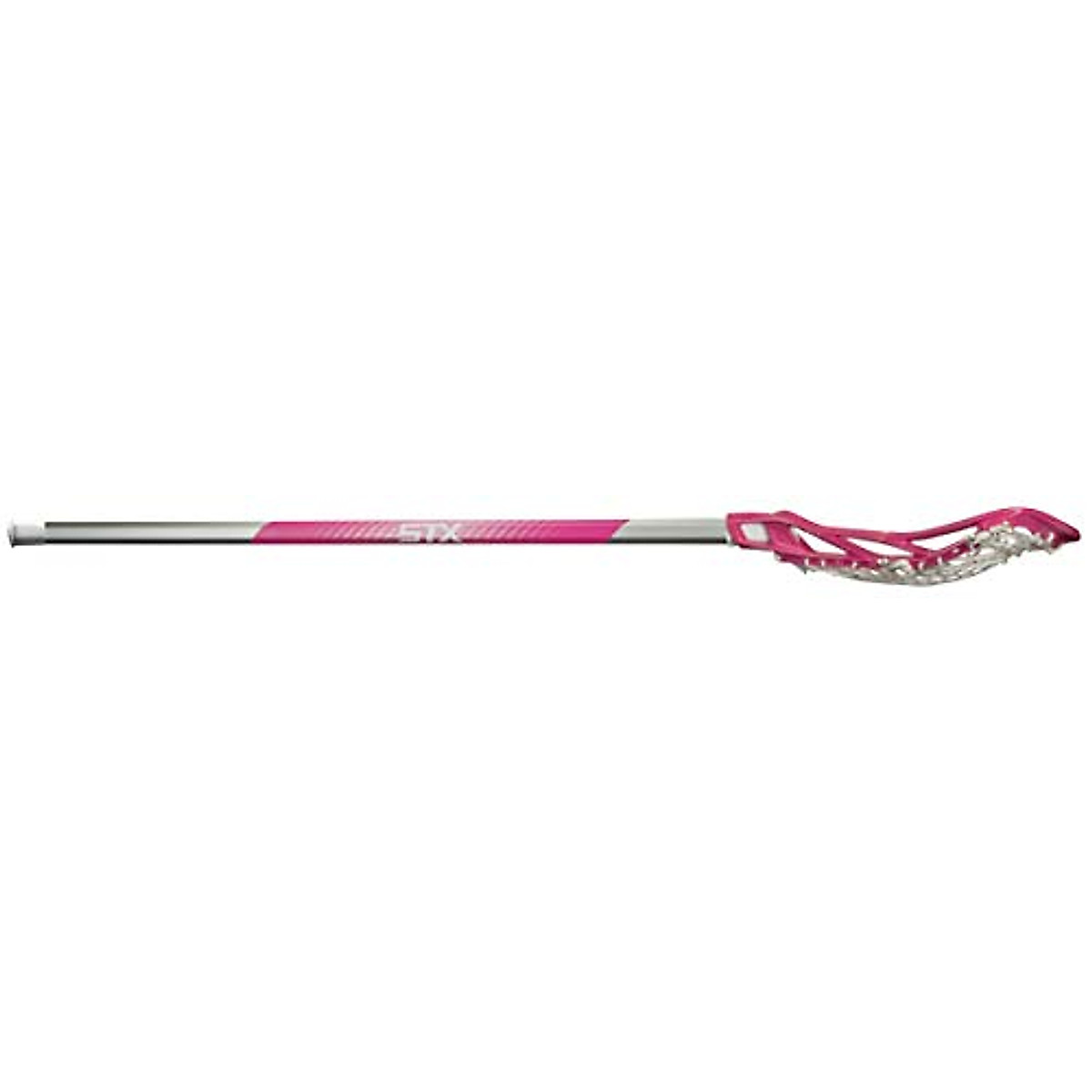 STX Lacrosse Exult 200 Girls Complete Stick with Crux Mesh Pocket, Punch/Punch