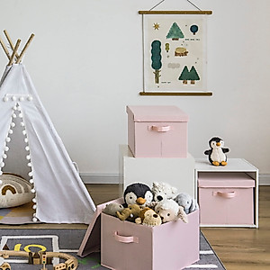 GRANNY SAYS Bundle of 3-Pack Lidded Closet Storage Bins & 3-Pack Organization and Storage Bins