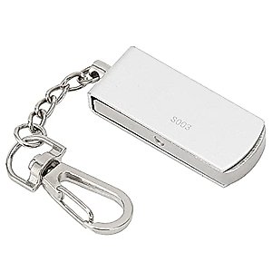 Flash Drive, Zinc Alloy Thumb Stick 360° Rotable Flashdisk with Keychain Compatible with Windows iOS Adriod Laptop Desktop Smartphone (8GB)