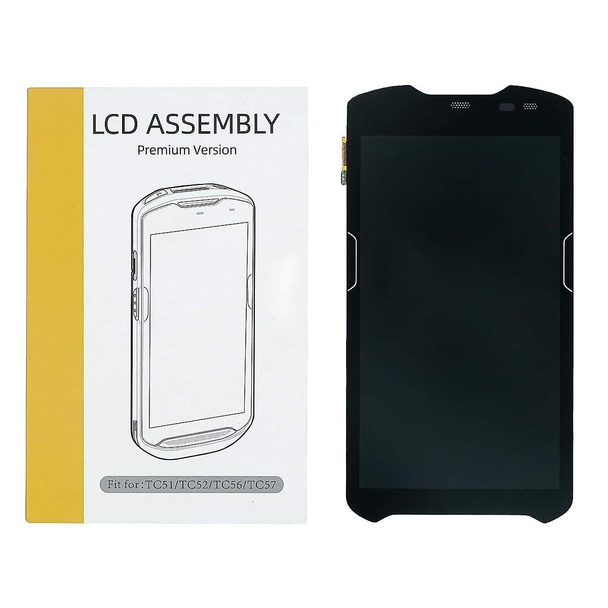 LCD with Touch Screen for Zebra TC51, TC510K, TC56 - Premium Display Replacement for PDA Phone Handheld Android Barcode Scanner