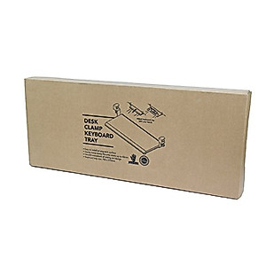 Mobotron Under-Desk Keyboard Clamp Tray Electronic Device Platform