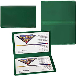 StoreSMART - USB Flash Drive & Business Card Holders - Folding - Green - 100-Pack (RPP2915-G-FLASH-100)