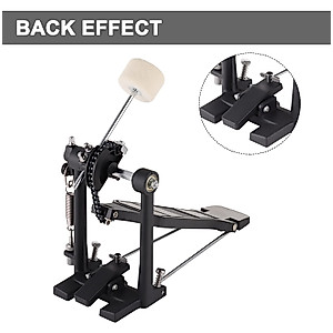 Bass drum pedal,Double Chain Drum Step on Hammer,Single Bass Drum Pedal come with Drum Beater Stick