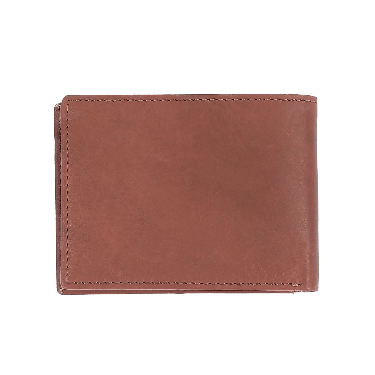 Steve Madden Men's RFID Leather Wallet Gift Set With Key Fob Billfold, Brown 2, One Size US