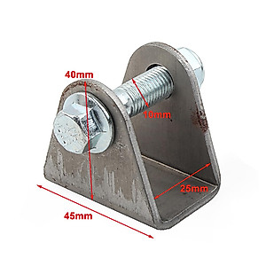 DAMAI Shock Absorption Suspension Base Bracket Mounting Seat For ATV, Dirt Bike, Go Kart, DIY Motorcycle Universal