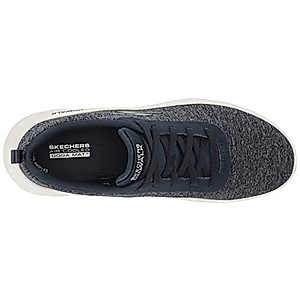 Skechers Women's GO Walk Flex-Dazzling Smile Sneaker, Navy, 6