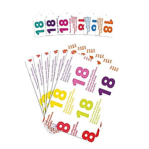 CENTRAL 23 Funny Wrapping Paper - 6 Sheets Gift Wrap With Tags - 18th Birthday Wrapping Paper - Recyclable