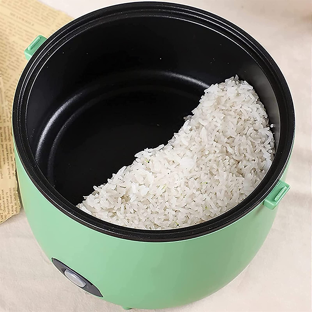 Mini Rice Cooker, 1.8L Small Multi-Function Rice Cooker, Suitable for 1-3 People Rice Cooker, with Detachable Non-Stick Pan and Heat Preservation Function (Color : Orange)