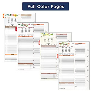 AT-A-GLANCE 2023 Daily & Monthly Planner Refill, 5-1/2" x 8-1/2", Size 4, Desk Size, Kathy Davis (KD81-225)
