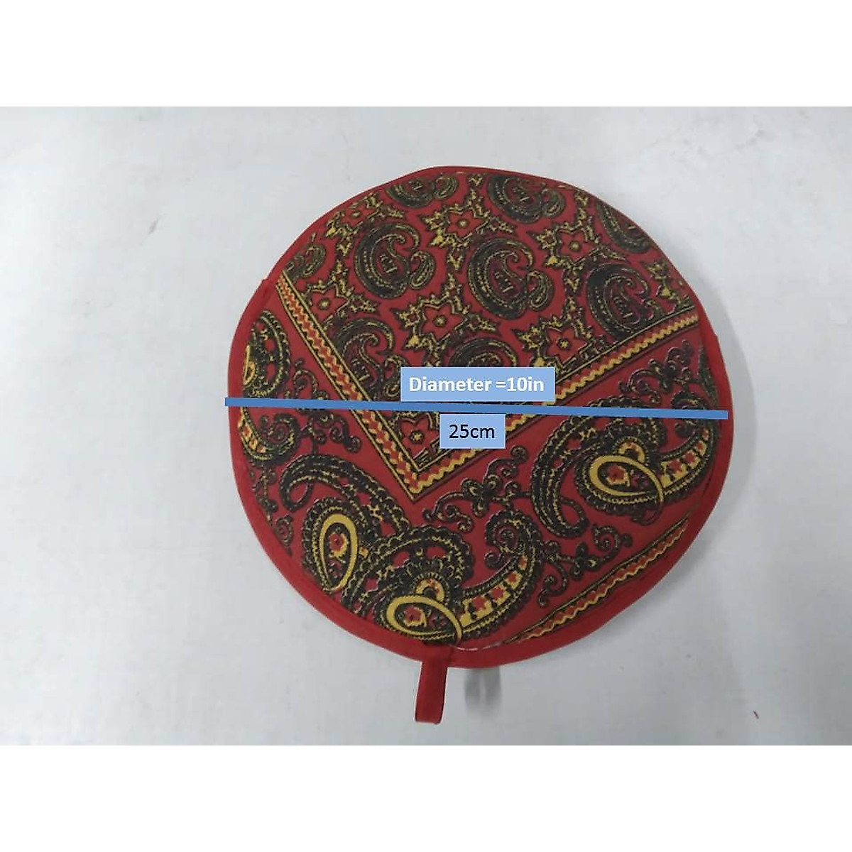 Tortilla Warmer Microwave Safe / Microwaveable Container Round 8in With Bandana-like desing, two layers, this container will keep your tortillas warm/ Mexican Tortillas Warmer