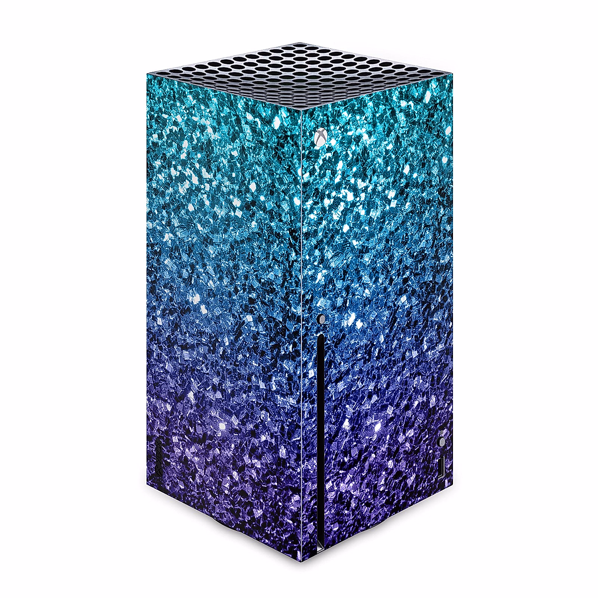 Head Case Designs Officially Licensed PLdesign Aqua Blue Art Mix Vinyl Sticker Gaming Skin Decal Cover Compatible With Xbox Series X Console