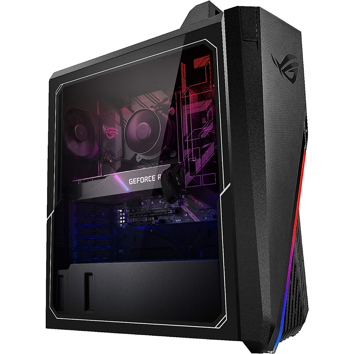 Asus ROG Strix G15 Gaming Desktop, Intel 11th Generation Core i7-11700KF Processor, NVIDIA GeForce RTX 3080 10GB GDDR6, HDMI, WiFi, Windows 10, Black (64GB RAM | 2TB SSD + HDD)