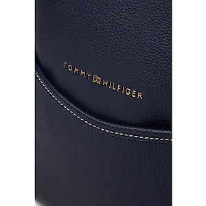 Tommy Hilfiger Ricky II Flap Backpack Embossed Tommy Neoprene Black One Size