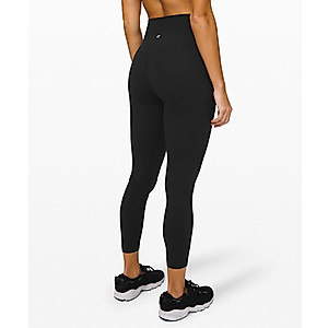 Lululemon Align II Stretchy Yoga Pants - High-Waisted Design, 25 Inch Inseam, Black, Size 8