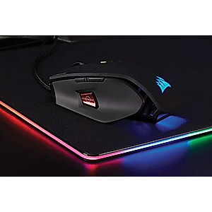 Corsair M65 PRO RGB Optical FPS Gaming Mouse (12000 DPI Optical Sensor, Adjustable Weights, 8 Programmable Buttons, 3-Zone RGB Multi-Colour Backlighting, Xbox One Compatible) - Black