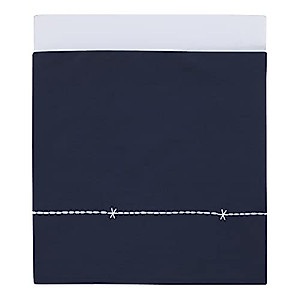 NoJo Goodnight Sleep Tight White & Blue Koala, Sloth, Bear, Star, & Moon 4Piece Nursery Crib Bedding Set, Navy, Light Blue, Grey, White