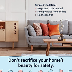 Bebe Earth Baby Proofing Corner Protectors, 12 Furniture Corner Guards Bumpers for Table - Clear Child Safety Protector for Home, New Parents and Couples