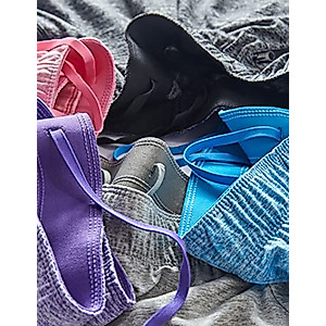 5 Pack: Womens Workout Gym Shorts Casual Lounge Set, Ladies Active Athletic Apparel with Zipper Pockets (Set 1, Large)