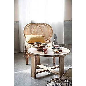 Bloomingville Natural Marble Hexagon Reversible Cheese Cutting Board, 8", Grey & White