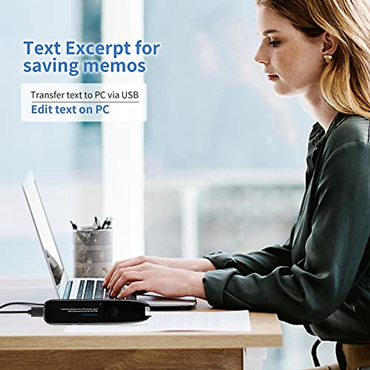 Vormor X3 Translation Pen Scanner, Reader Pen Text to Speech Device for Dyslexia 112 Language Translator Device Support Text Extract, Intelligent Recording Scanner Pen with 2.9 Inch Touch Screen