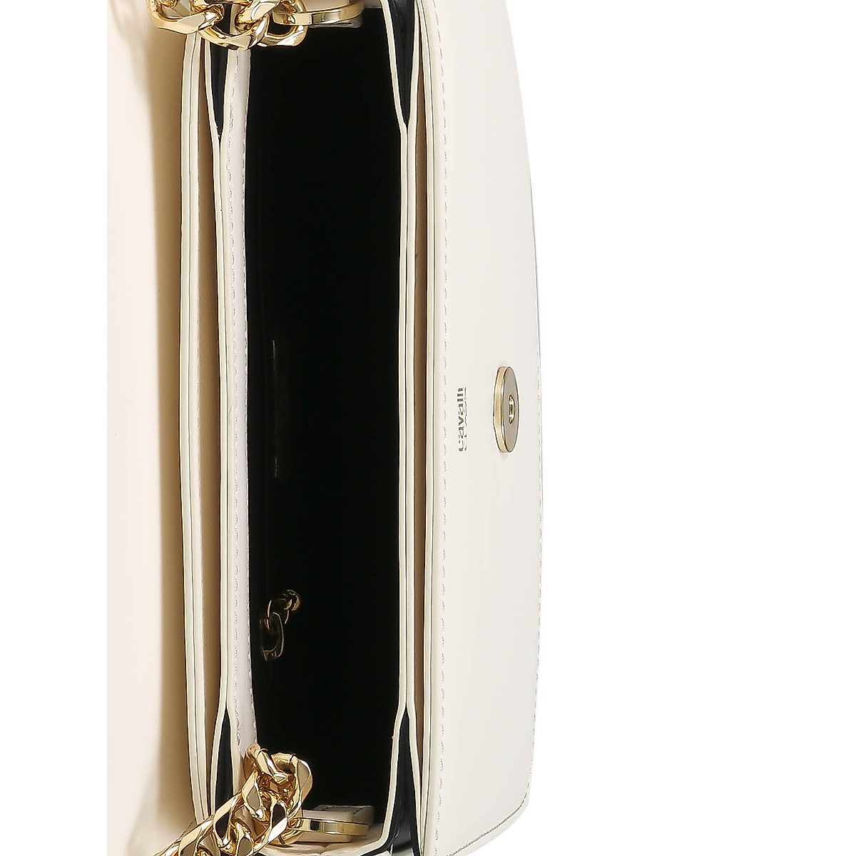 Cavalli Class Roberto GWLPCM 010 Milano Rmx 0 Black/White Medium Shoulder Bag for womens