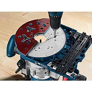 Bosch Professional 1600Z0000G Adapters for The Fsn Ofa Guide Rail, for Use During Guided Routing with Bosch Fsn Guide Rails, Blue