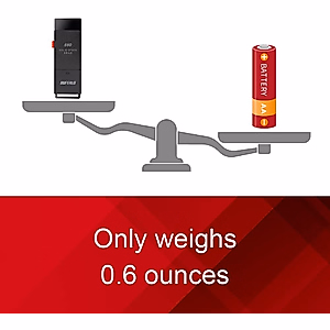 BUFFALO External SSD 1TB - Up to 600MB/s - USB-C - USB-A - USB 3.2 Gen 2 (Compatible with PS4 / PS5 / Windows/Mac) - External Solid State Drive Stick - ‎‎SSD-PUT1.0U3B