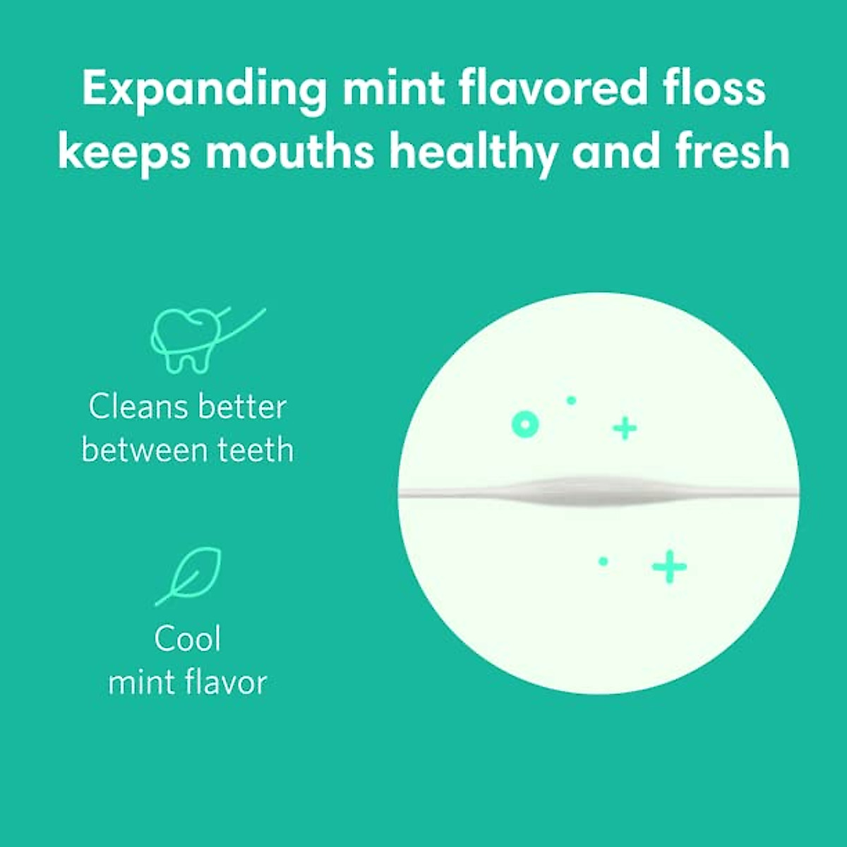 quip Floss Pick Refill Pod, Replaces 180 Single-Use Plastic Picks, Mint