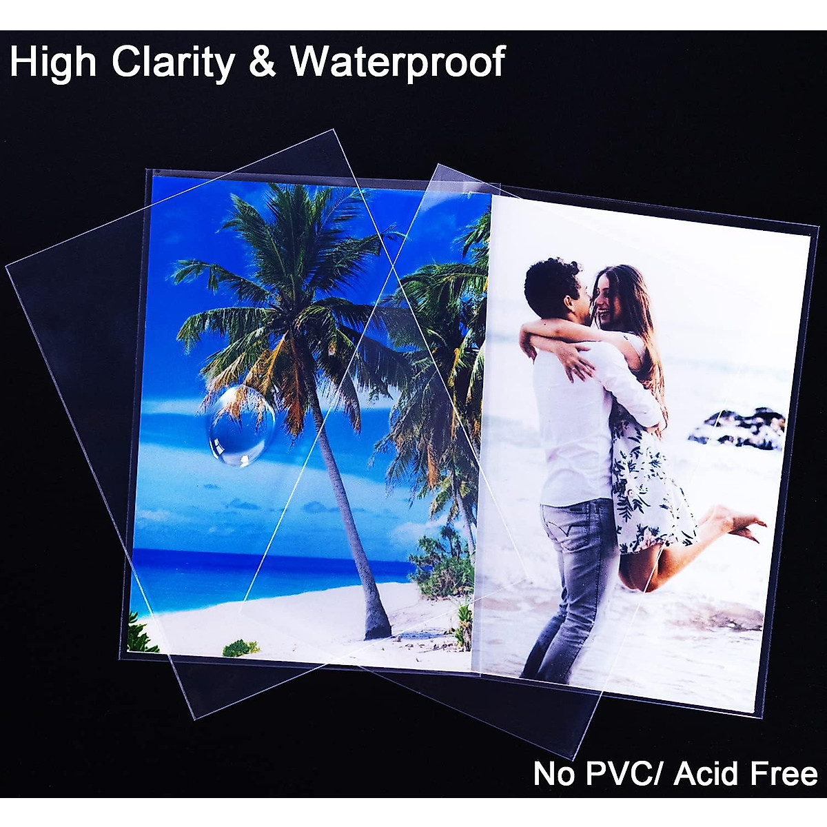 100 Pcs Soft Trading Card Sleeves, Top Loading Penny Card Sleeves for Standard Cards 2.5" X 3.5"，Ultra-Clear Card Protector for Game Cards, Baseball,Sports Cards,Mini Photos