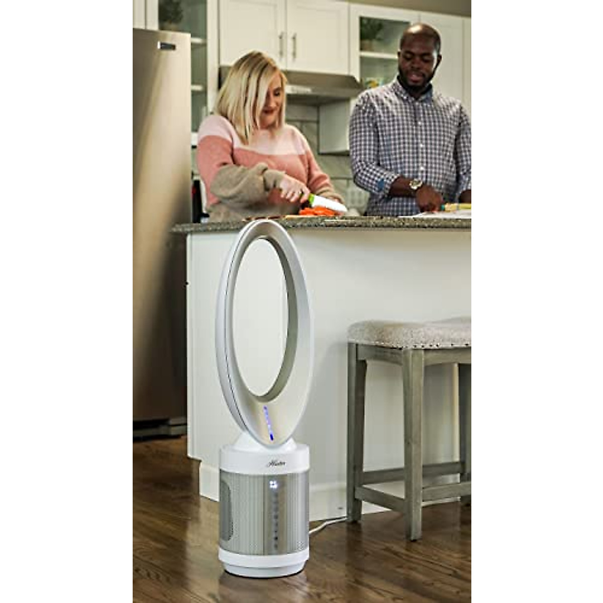 Hunter Fan Company Hunter HPF500 ExtremeAir Tower Air Purifier, 36" Tall, Black/Silver