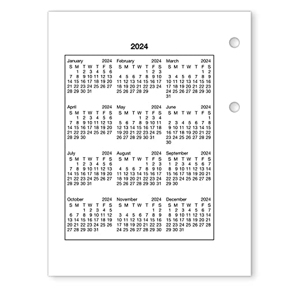 AT-A-GLANCE 2023 Daily Desk Calendar Refill, 3" x 3-3/4", Compact, Refill A, Loose Leaf (E91950)
