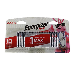 Energizer Max Performance Alkaline AAA Batteries, 24-Count