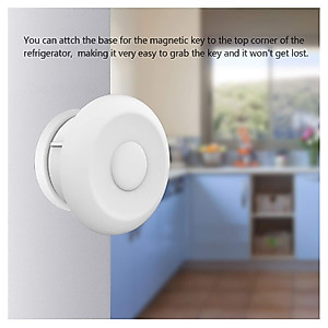 Norjews Child Safety Adhesive Magnetic Cabinet Locks (20 Locks and 3 Keys), Easy Install in Seconds, No Screws or Drilling, Invisible Baby Proof Locks for Cabinets and Drawers