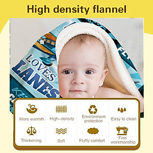 MYSTCOVER Airplane Blanket for Kids Adults Just A Boy Who Loves Planes Blanket Warm Plush Fleece Planes Throw for Bed Sofa Office Decor Boy Birthday Gifts Ideas 50"x60"-M