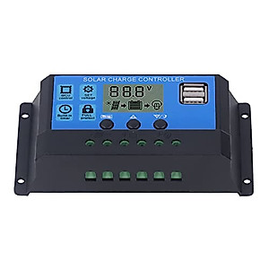 Solar Regulator, Solar Controller LCD Display Power Off Memory PWM for Industry (40A)