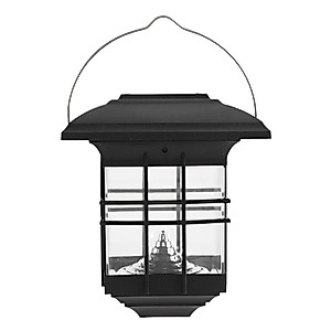 Landscape LED Light, Solar Power Hanging Cylinder Lanterns LED Landscape Path Outdoor Decorative Chandelier Light Waterproof Warm White LED Light for Home Garden Path Courtyard