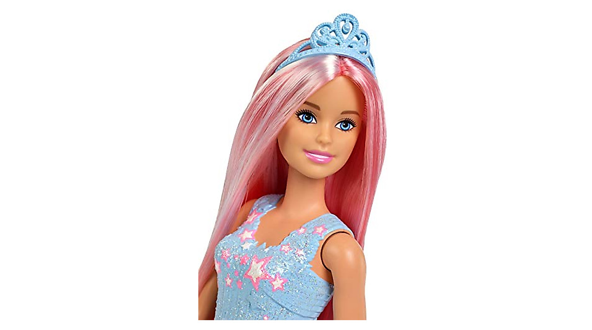 Barbie Dreamtopia Rainbow Princess Doll with Long Pink Hair