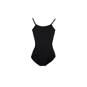 Capezio Women's Classic Camisole Leotard with Adjustable Straps, Black, Small